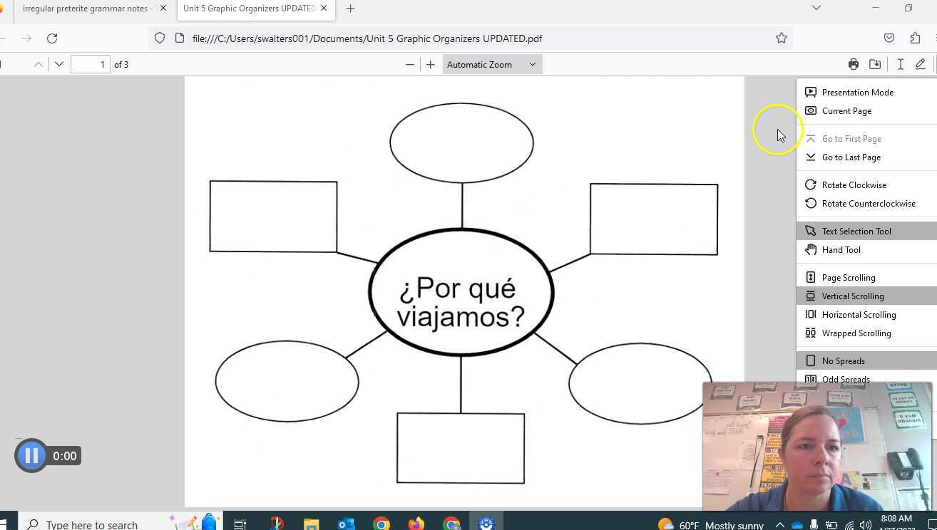 Unit 5 Graphic Organizers