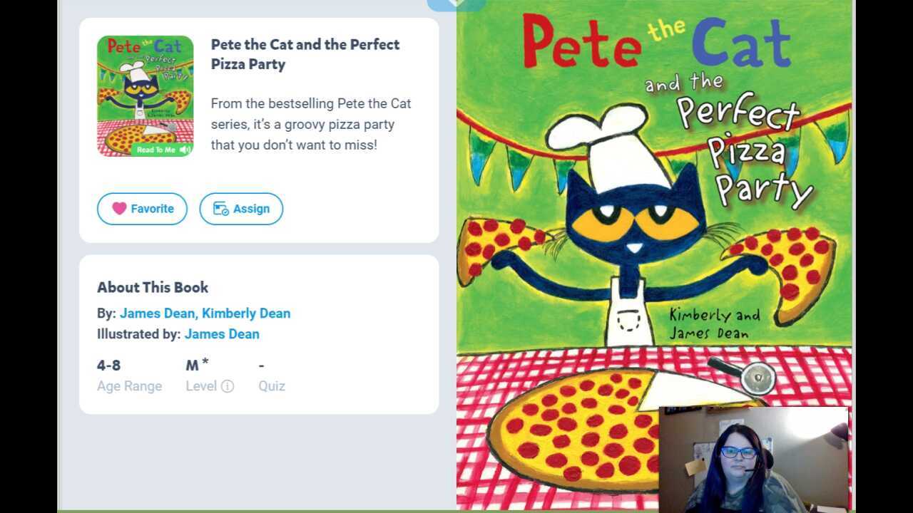 Pete the Cat and the Perfect Pizza Party