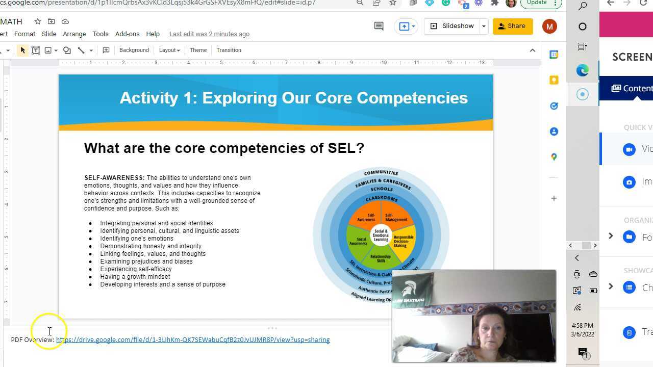 SEL Competencies/ Math