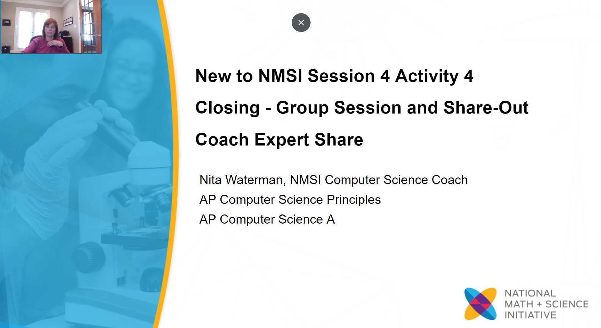 AP CSP New to NMSI Session 4 Activity 4