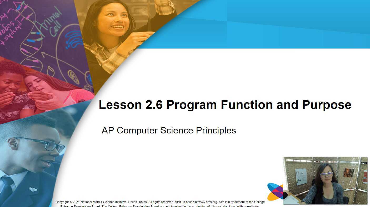 CSP Content workshop lesson 2.6 Welcome Video