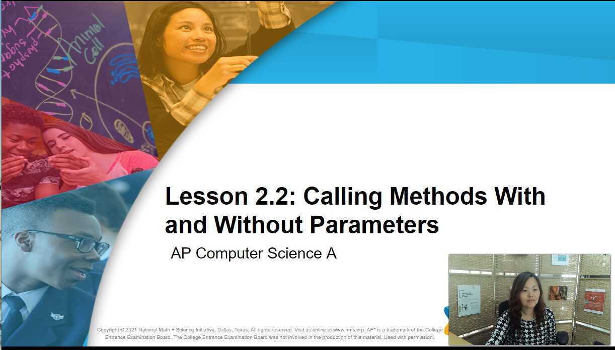 Content Workshop Lesson 2.2 Activity 2 Using Parson's Puzzles to call ...