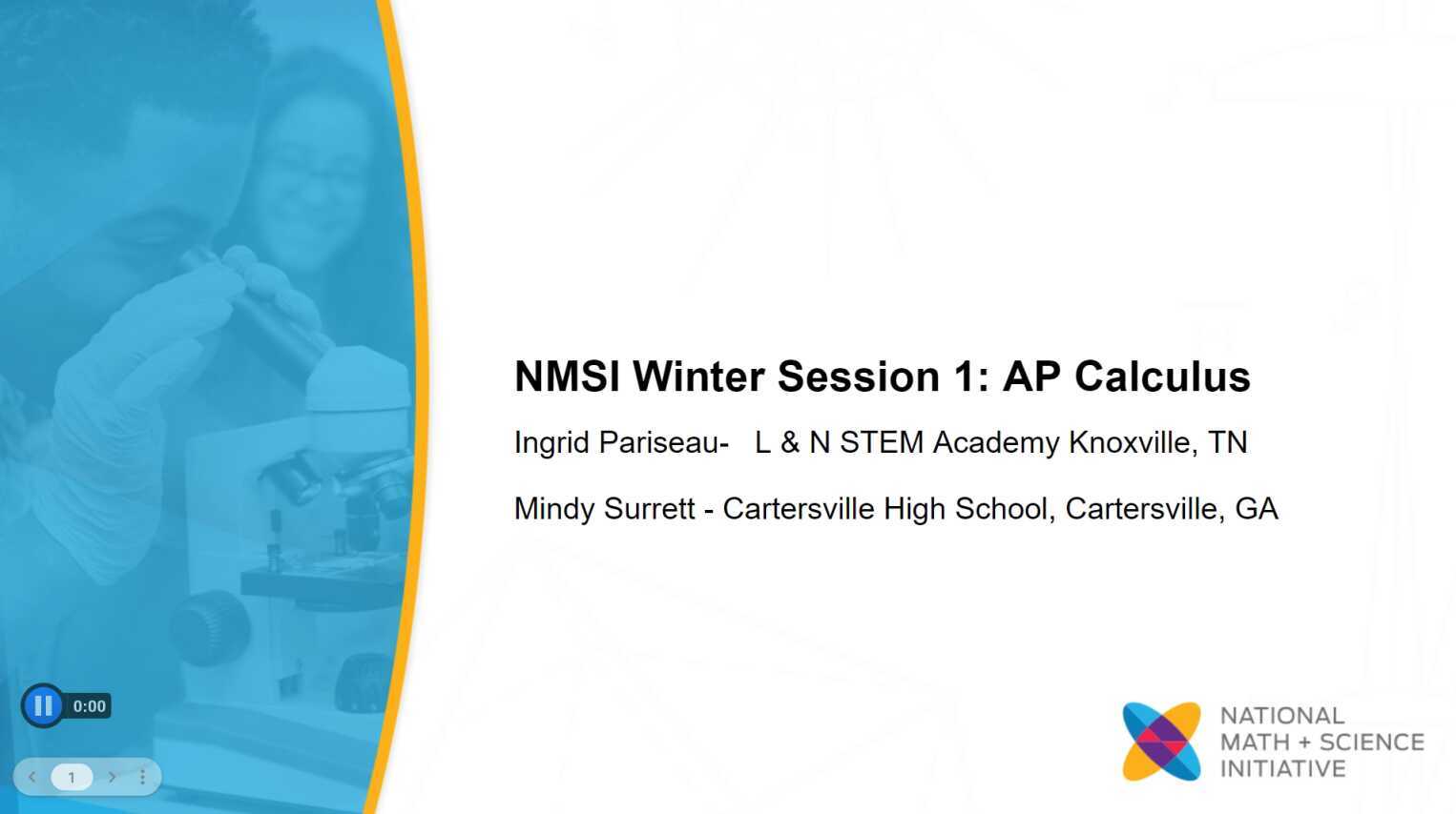Winter Session #1 AP Calculus