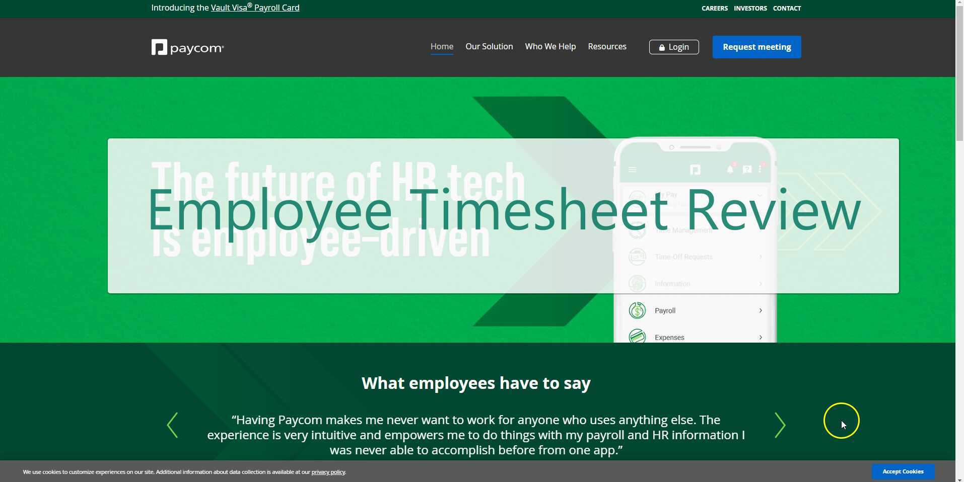 Employee Timecard Review