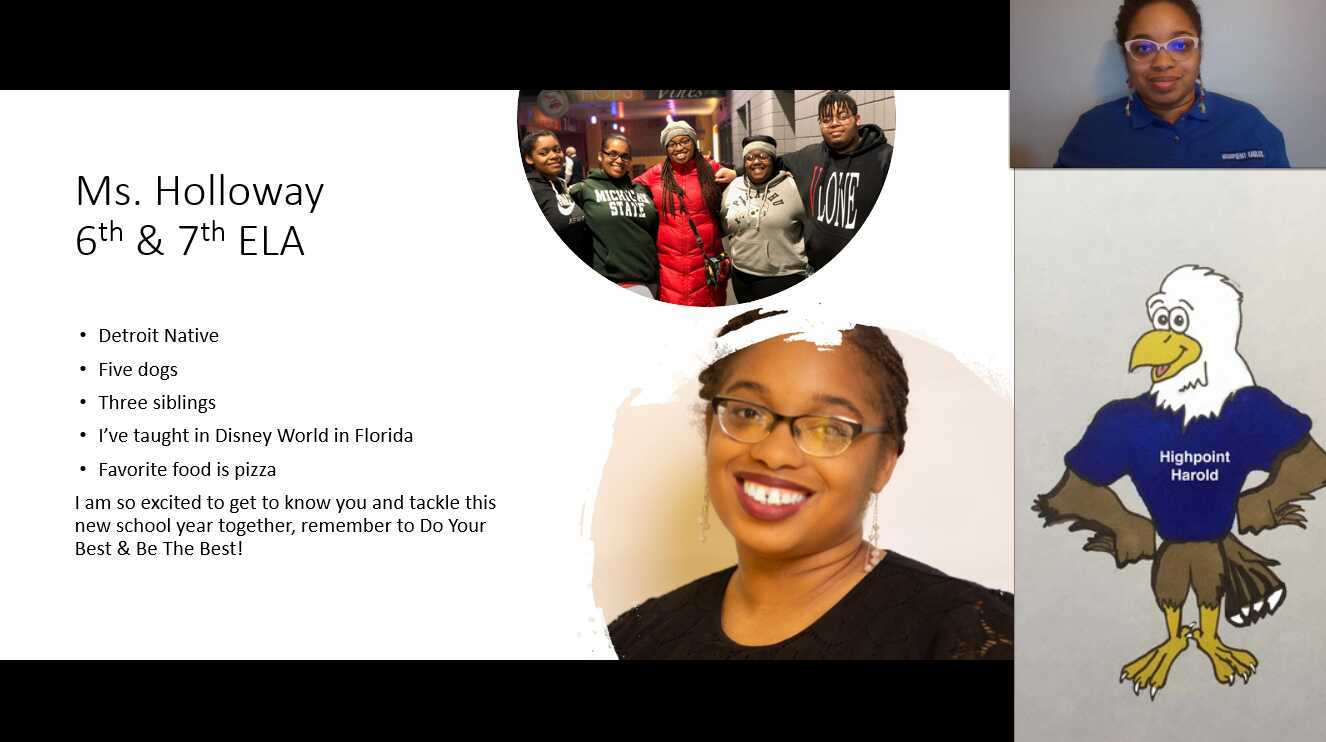 Welcome to HVAM MS ELA with Ms. Holloway