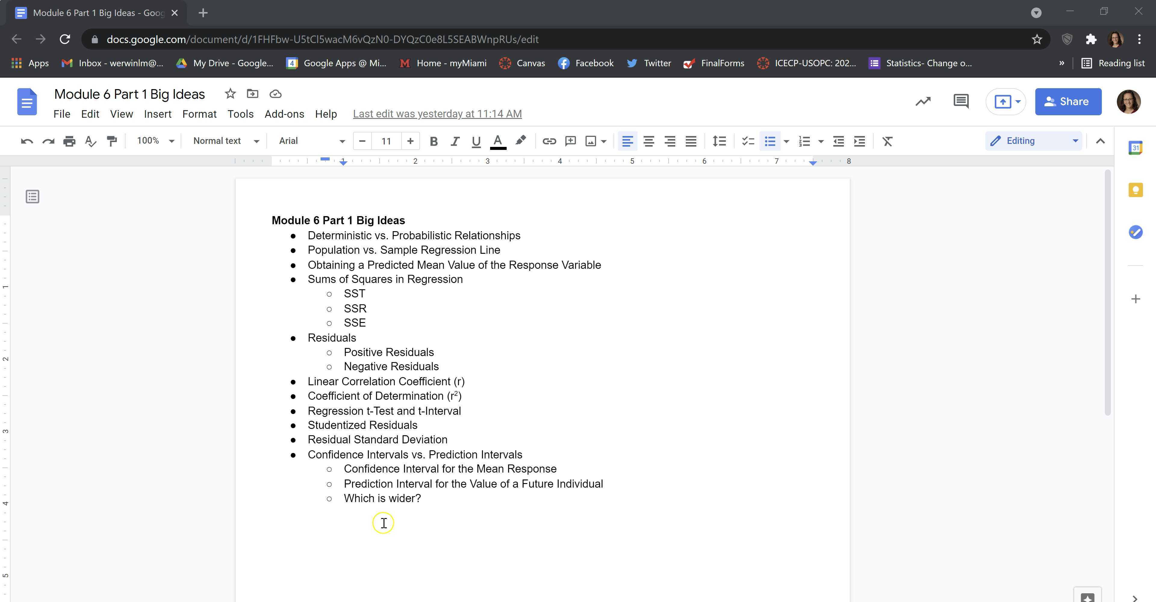 Module 6 Part 1 Big Ideas Review Video