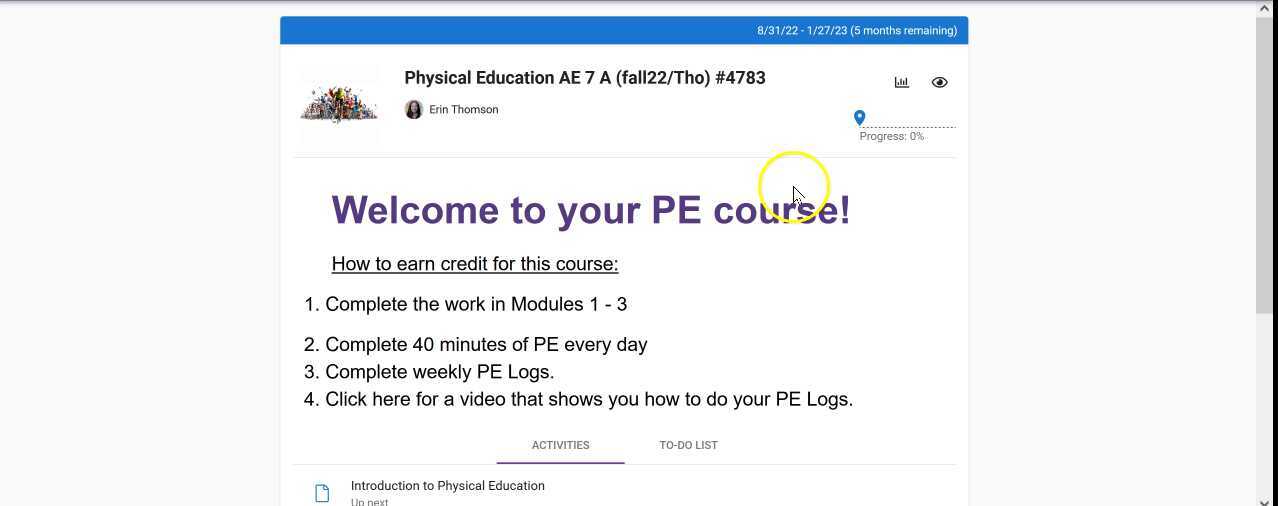 How to Submit PE Logs 22/23