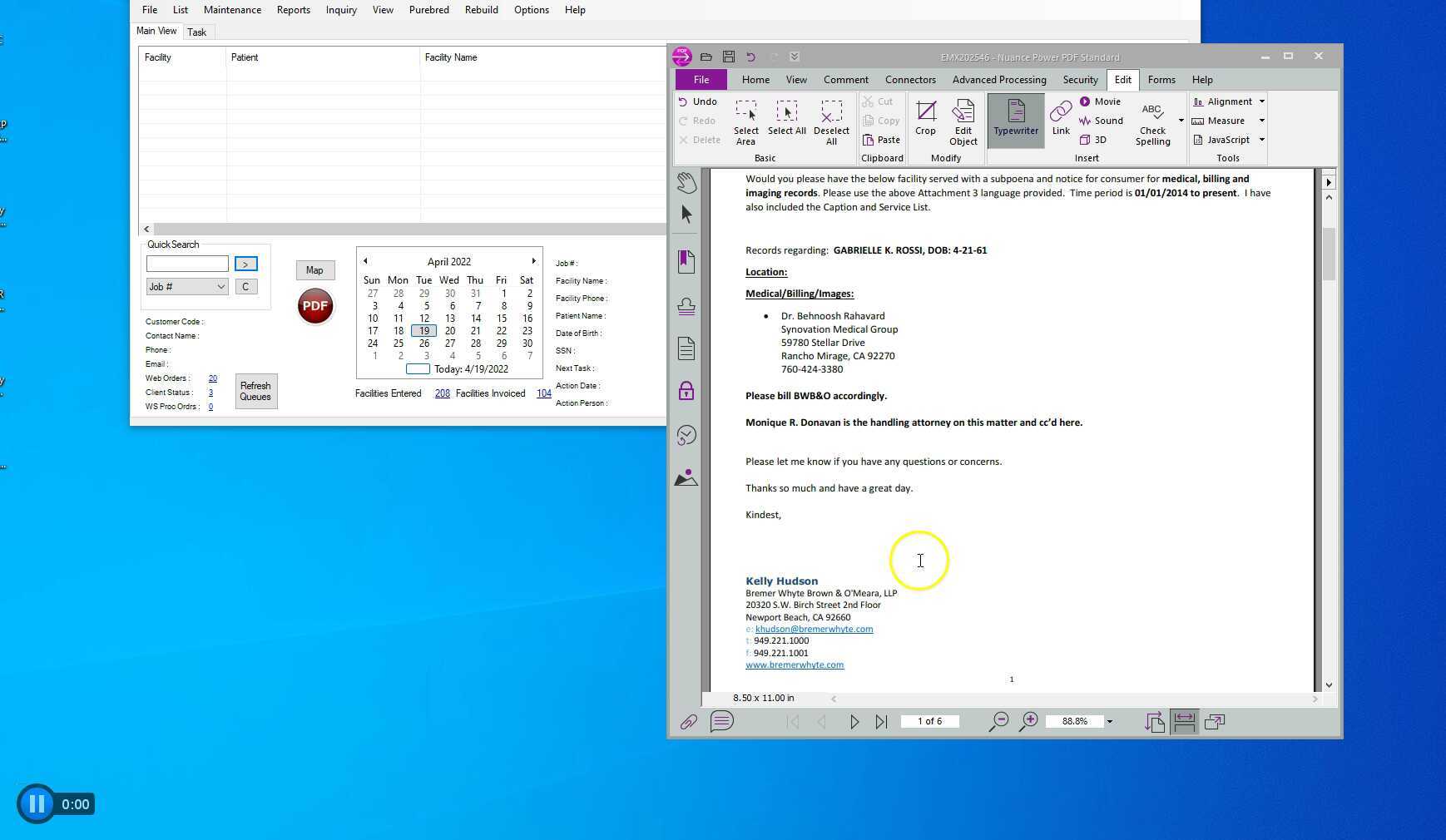 FL Records: Wincopy Order Entry Training Video 4 - "Verifying Locations"