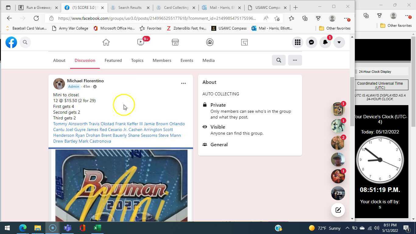 Mini 2022 Bowman Box Top 3