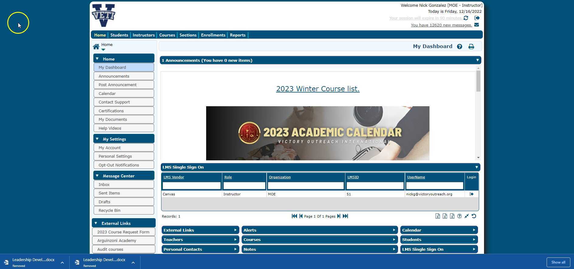 Victory Outreach Bible College (VOBC)