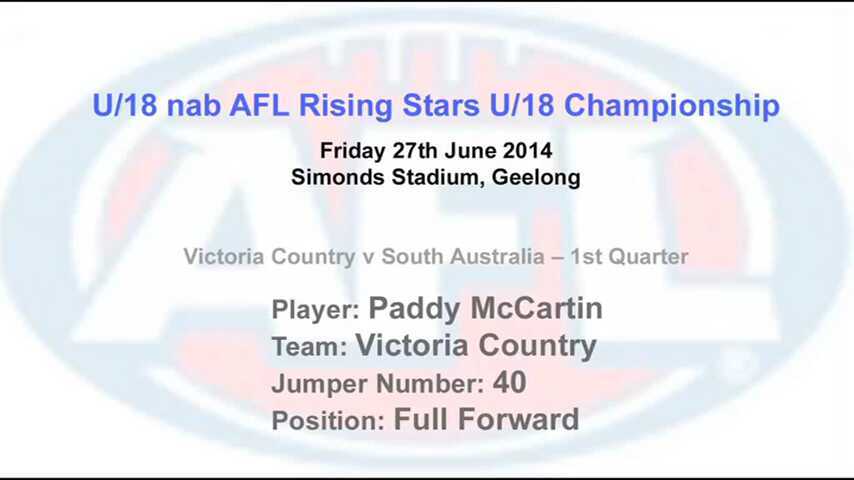 AFL data analysis video Patrick McCartin