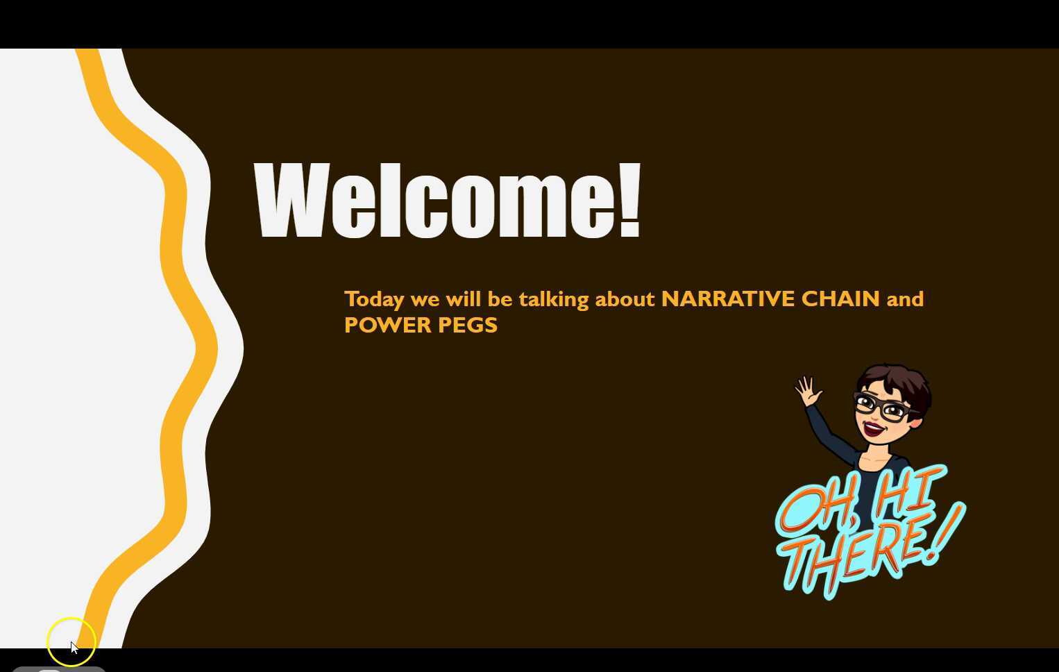 Narrative Chain and Power Peg Help Video