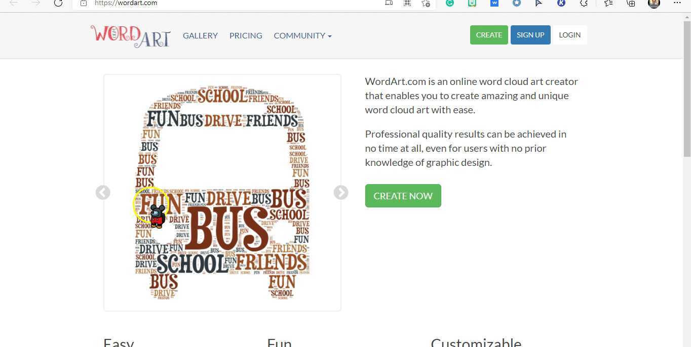 Wordart. How to create a wordcloud?