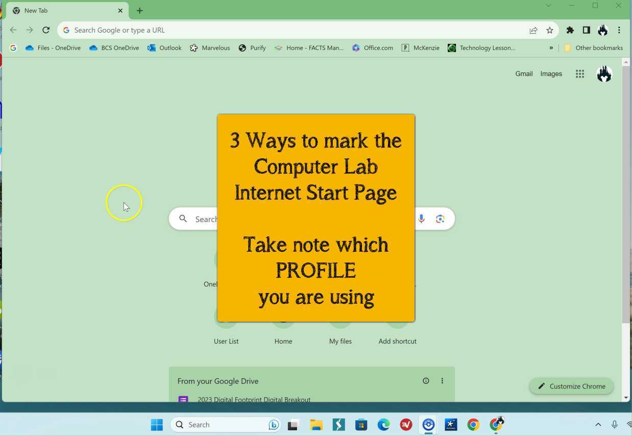 3 Ways to Mark the Computer Lab Page