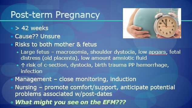 L&D Complications - Post term & Emergencies