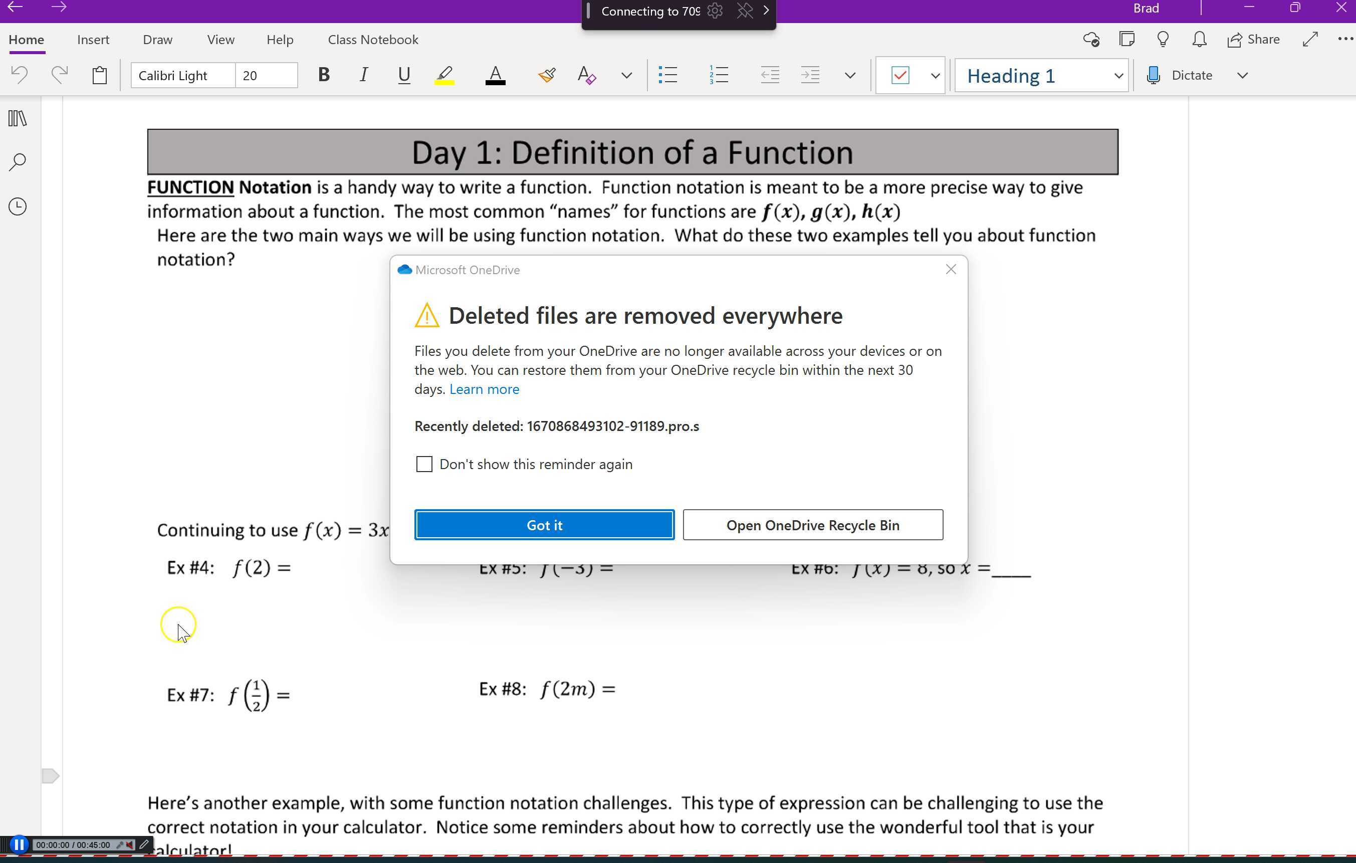 Unit 5 Day 1 Definition of a Function