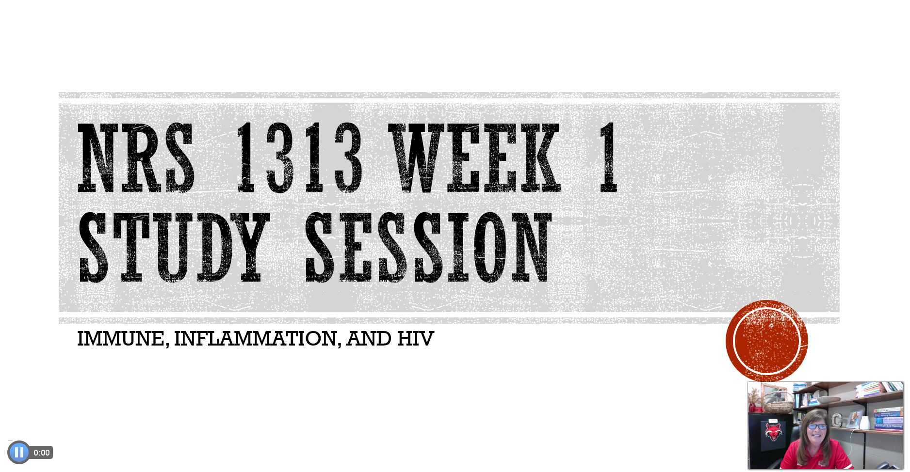 Week 1 Study Session NRS 1313