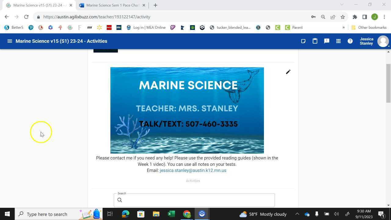 AOA Week 4 Sem 1 Marine