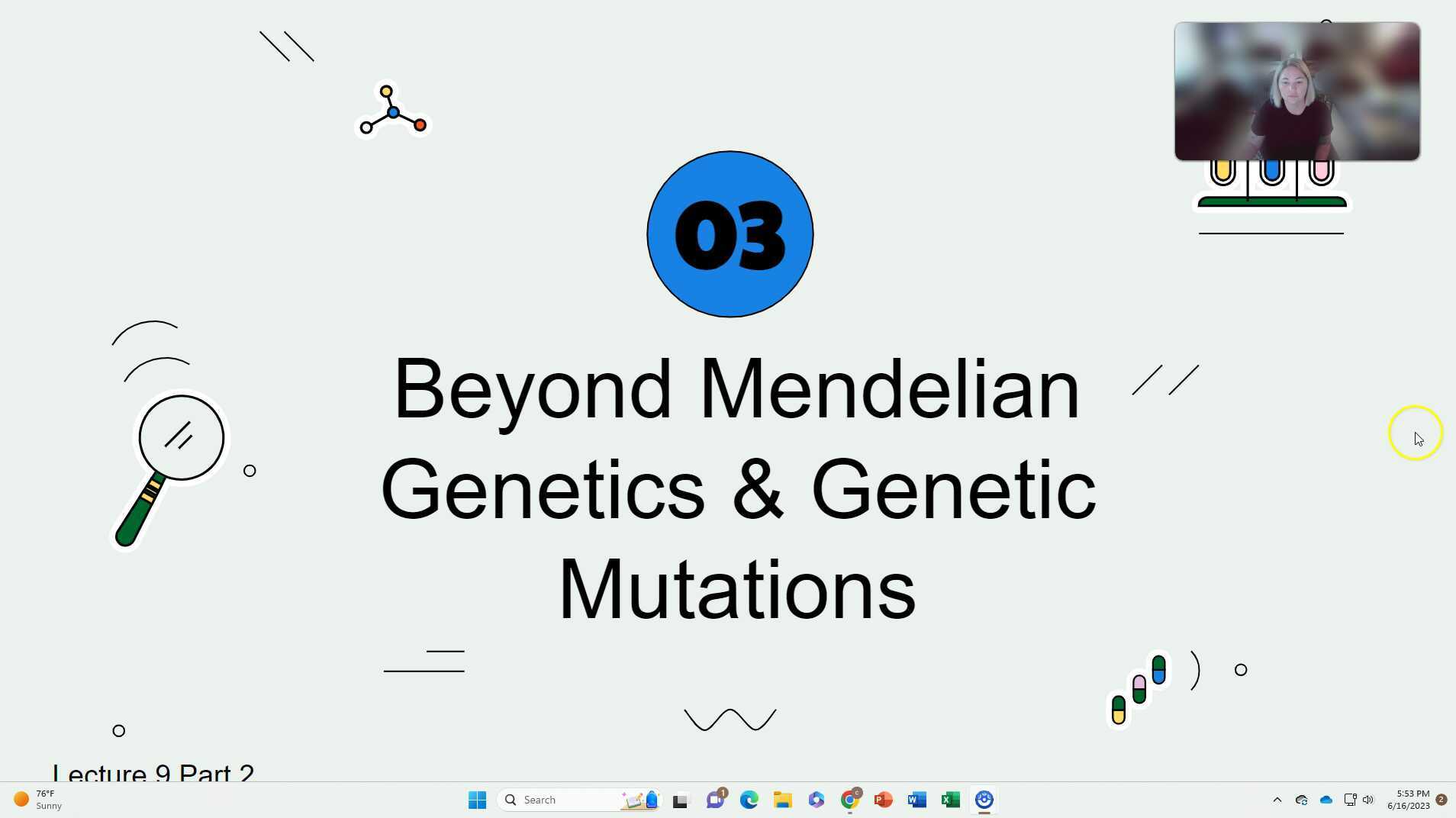 Lecture 9 Part 2: Genetics