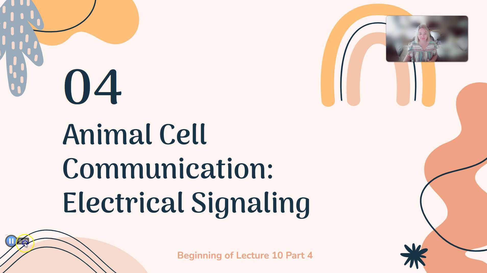 Lecture 10 Part 4: Electrical and Chemical Signaling