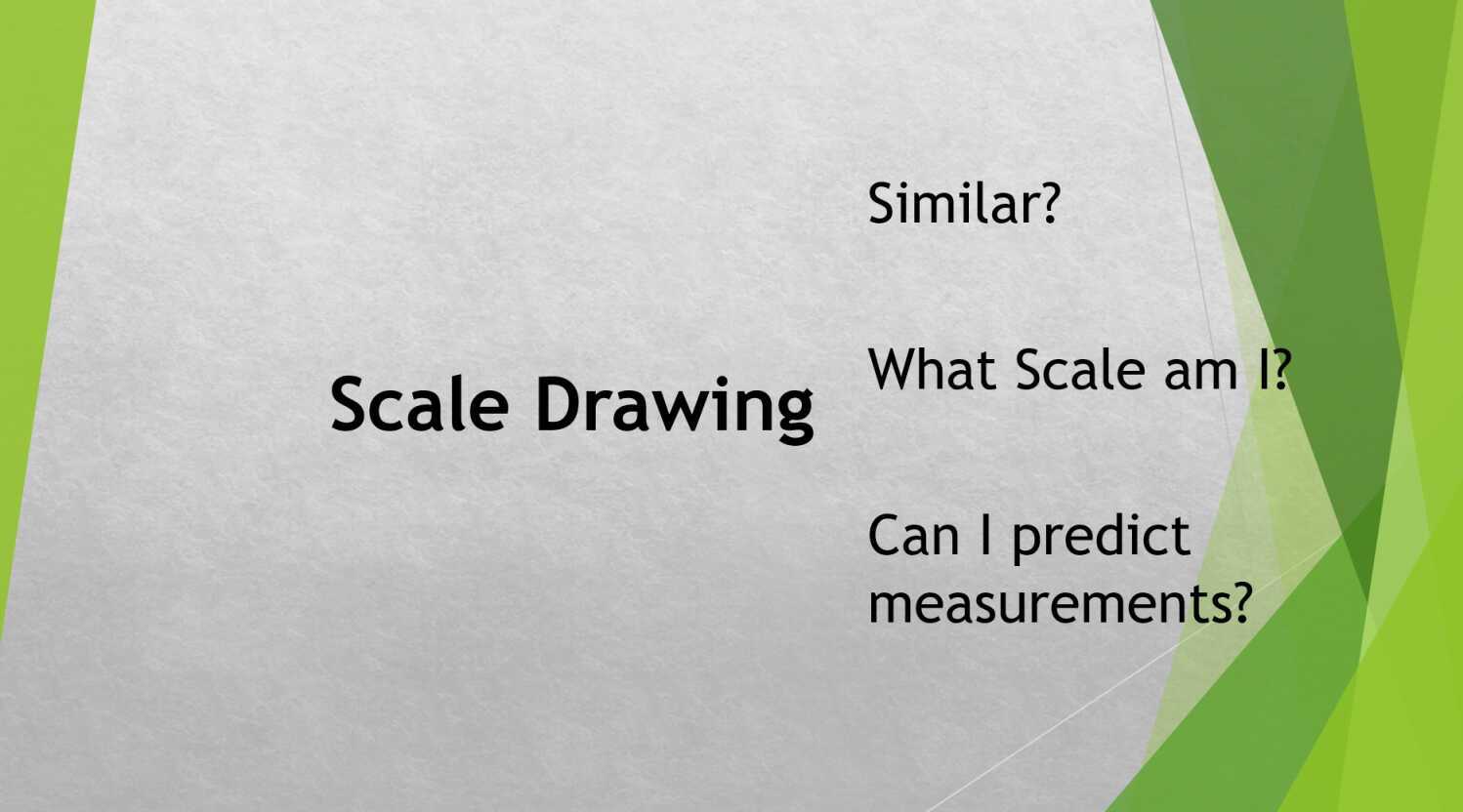 Scale Drawing