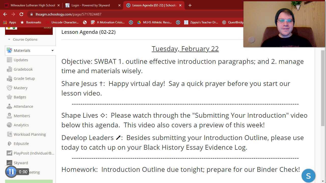 Submitting Your Introduction