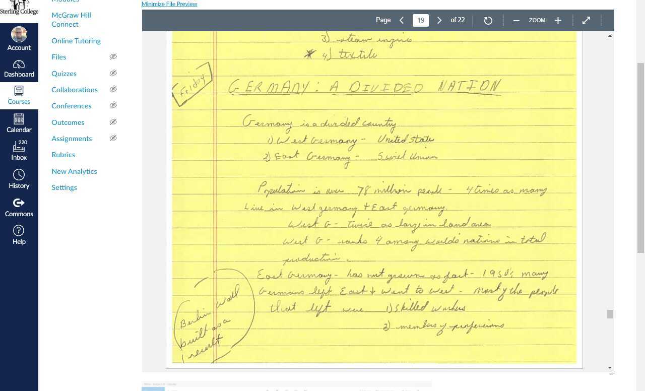 Week 1 Lecture Germany