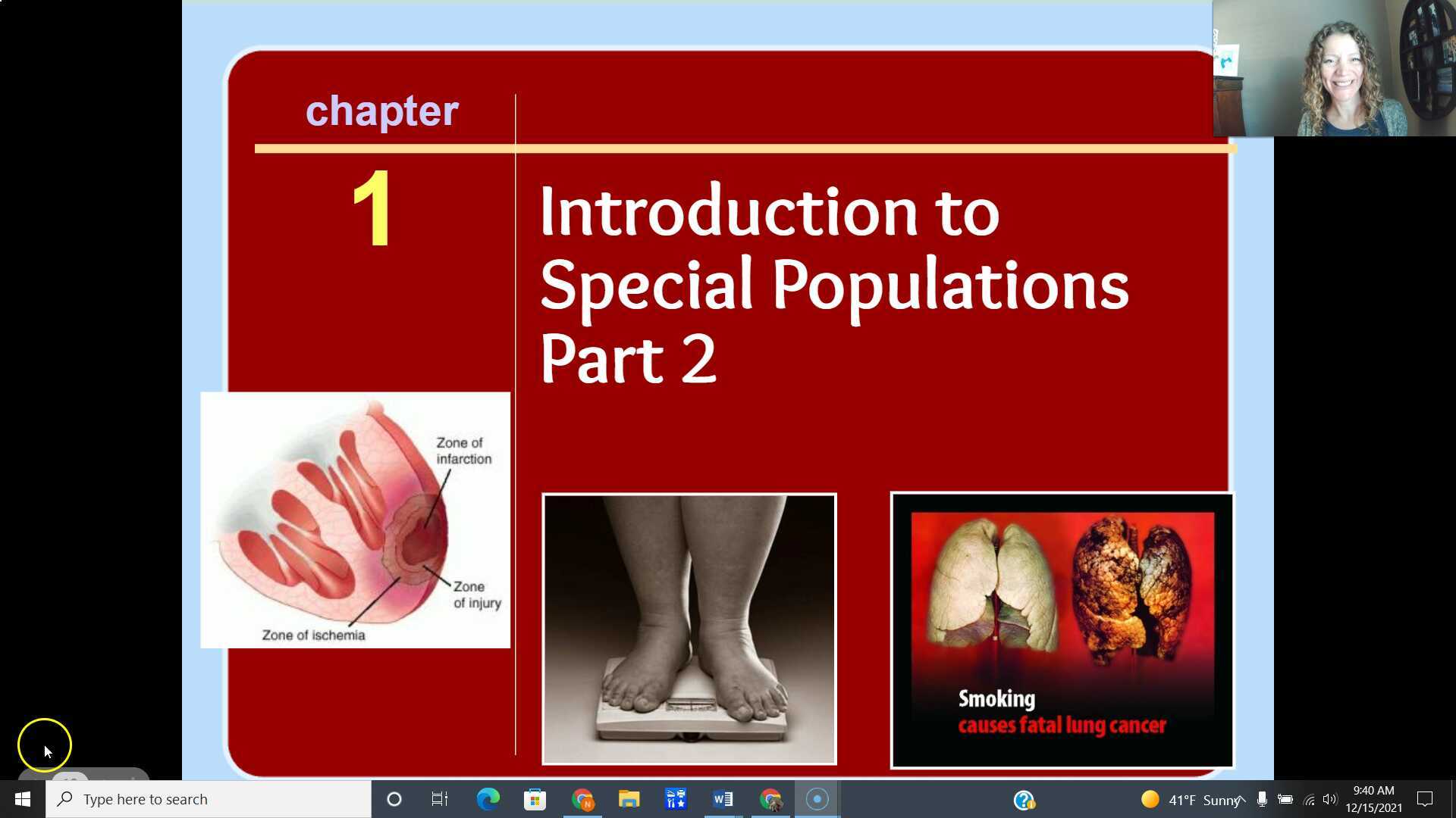 EXSC 410 Lct 1.2 Intro to Special Populations Part 2