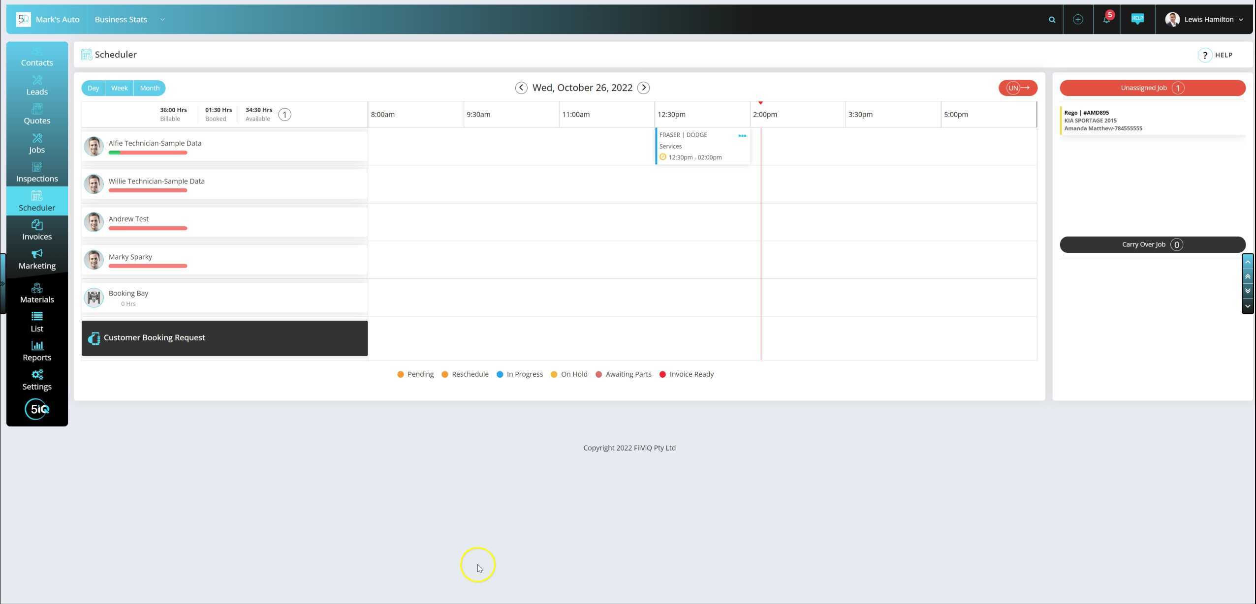 Scheduler - Activity