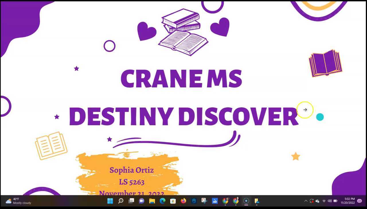 2022 Destiny Discover