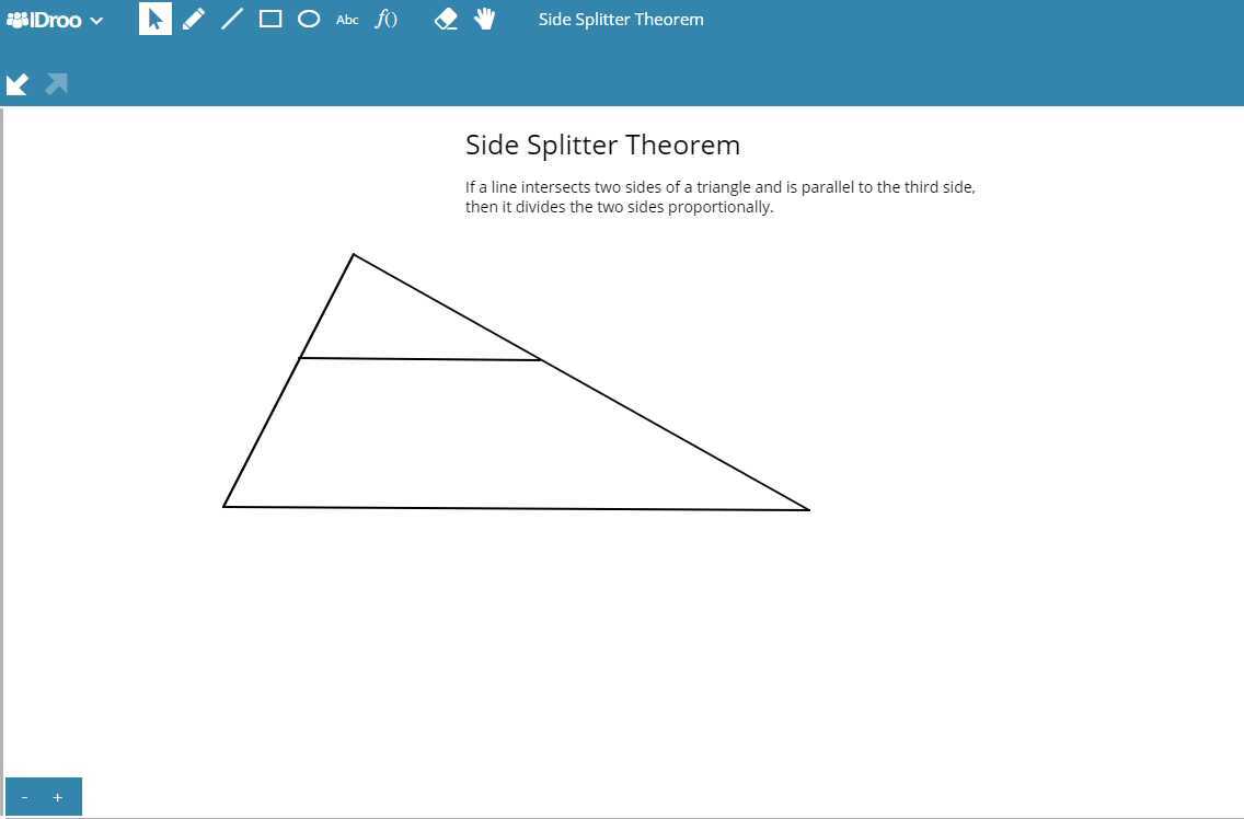 Side Splitter Theorem