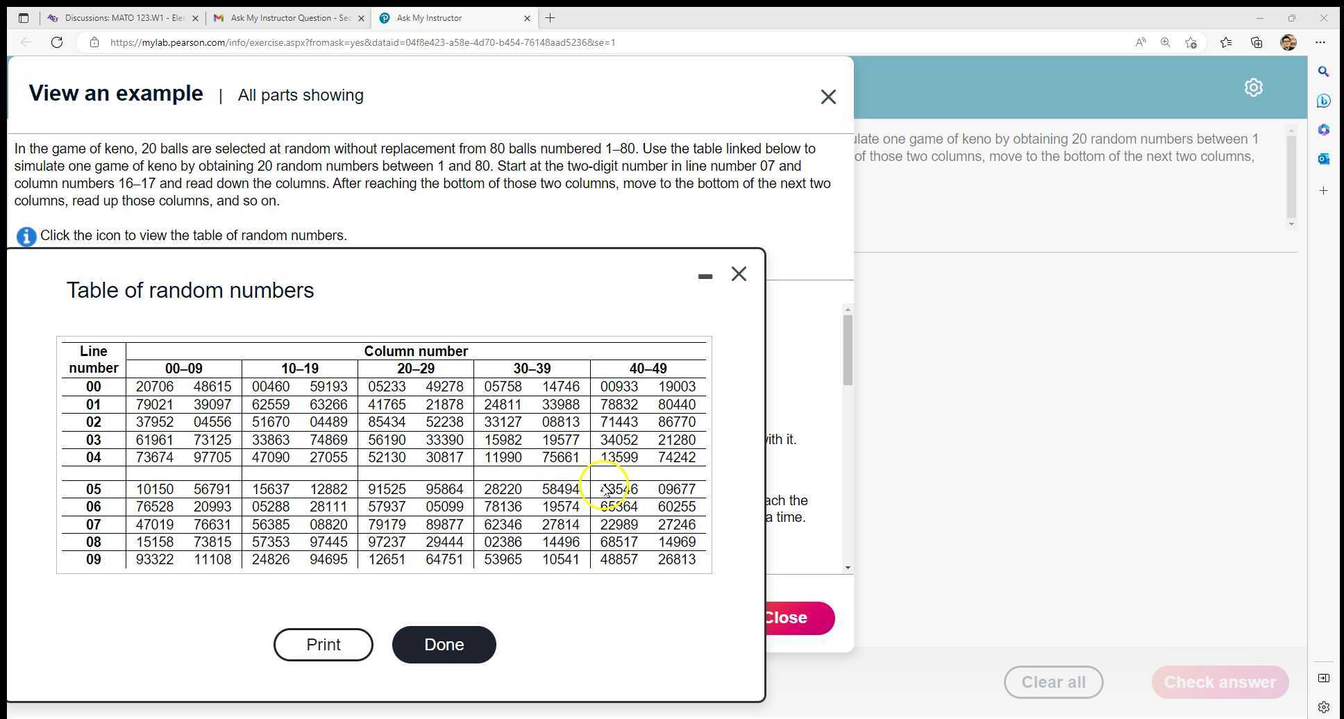 Week 1 Homework Help Video - Random Number Table - ACU