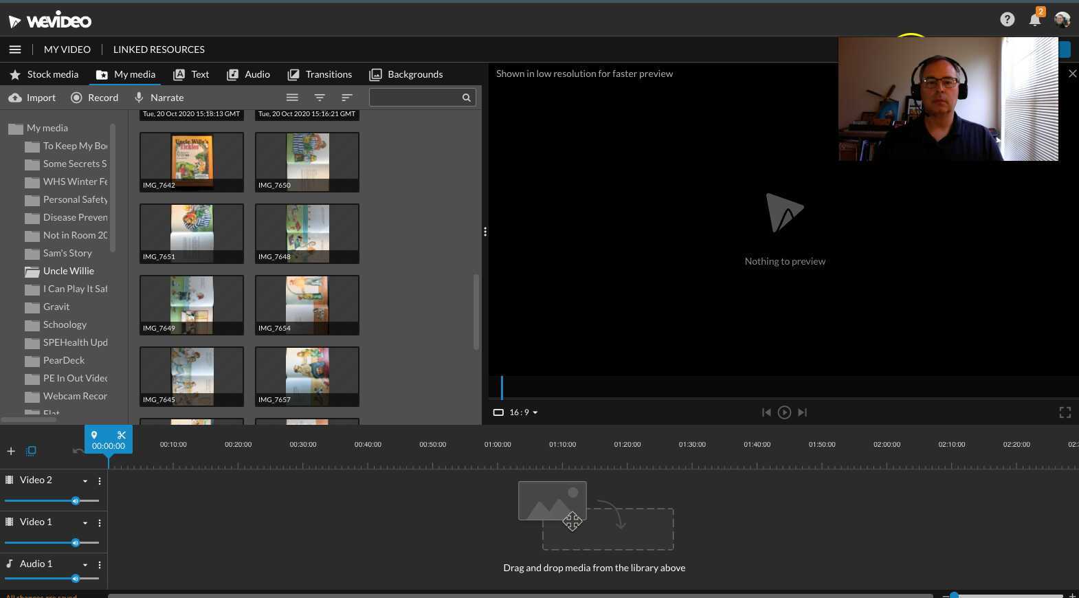 WeVideo - Set Picture Duration to be the same