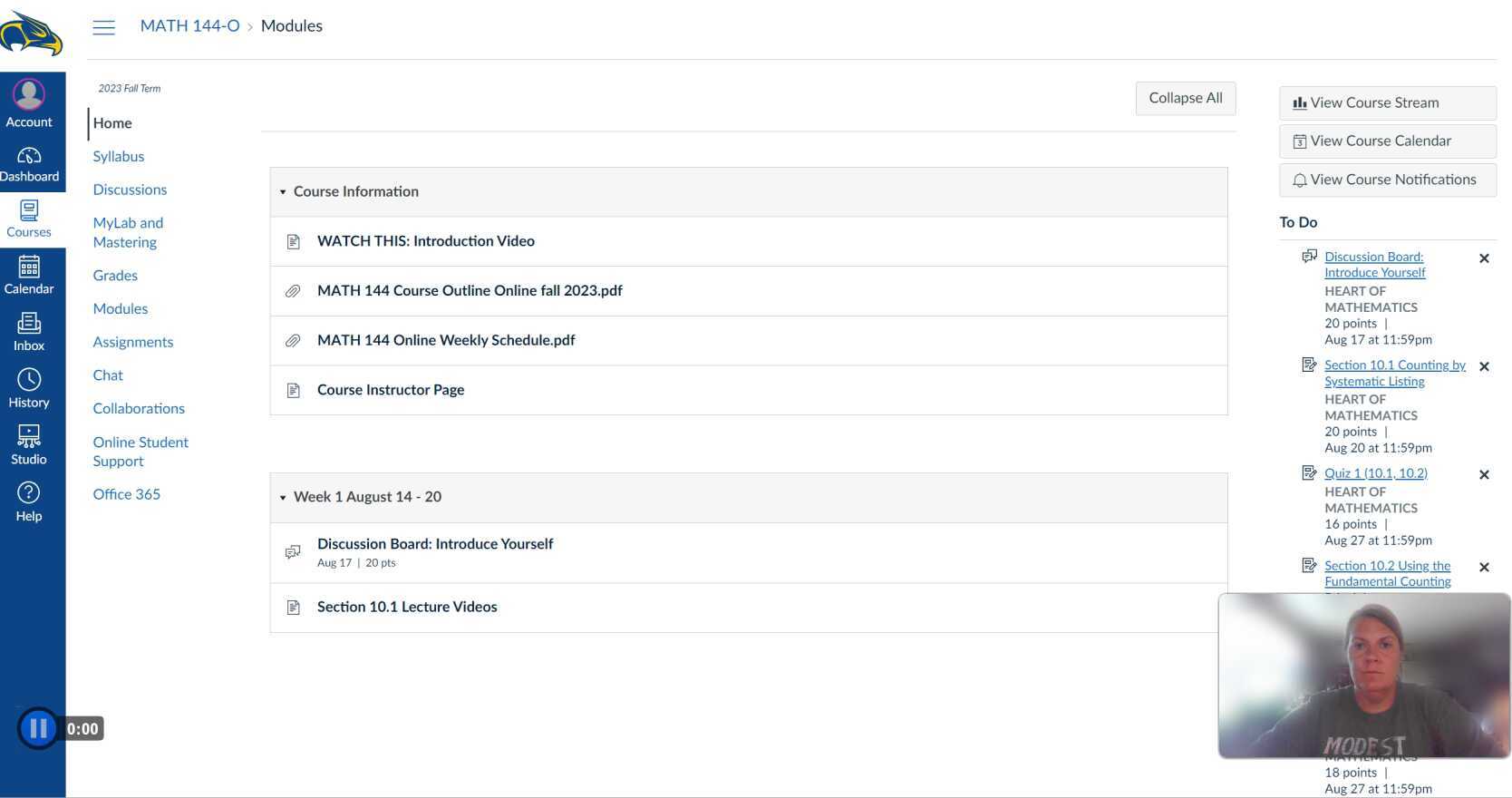 MATH 144 Introduction (Fall 2023)