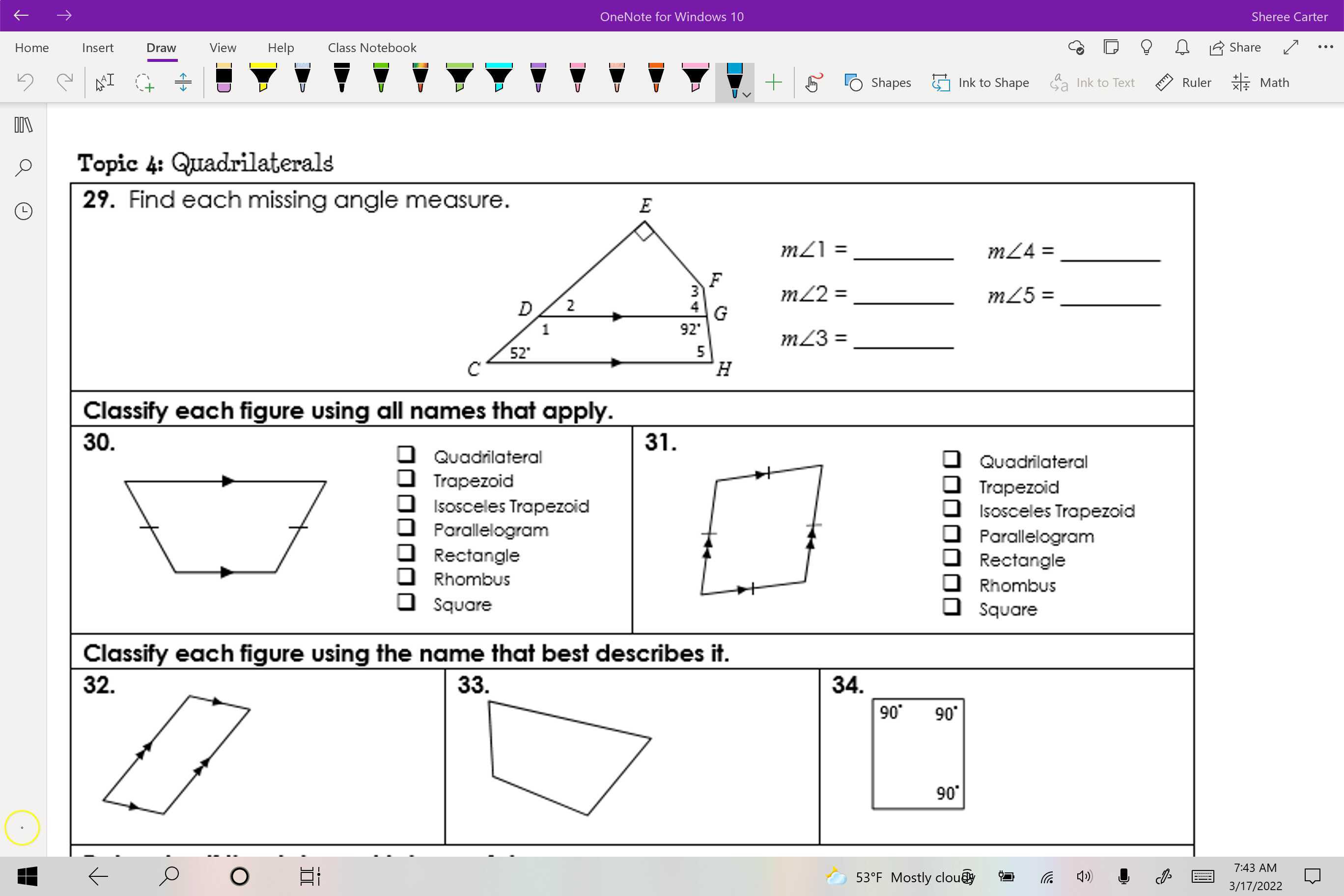 quad and polygon review - unit 7