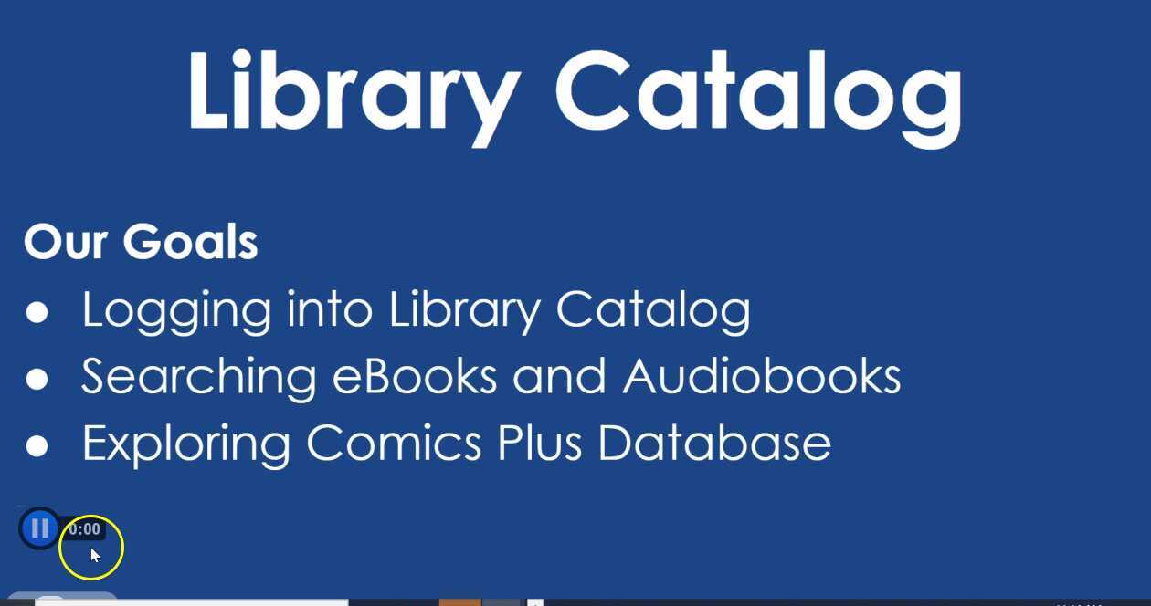 Library Catalog Digital Choices