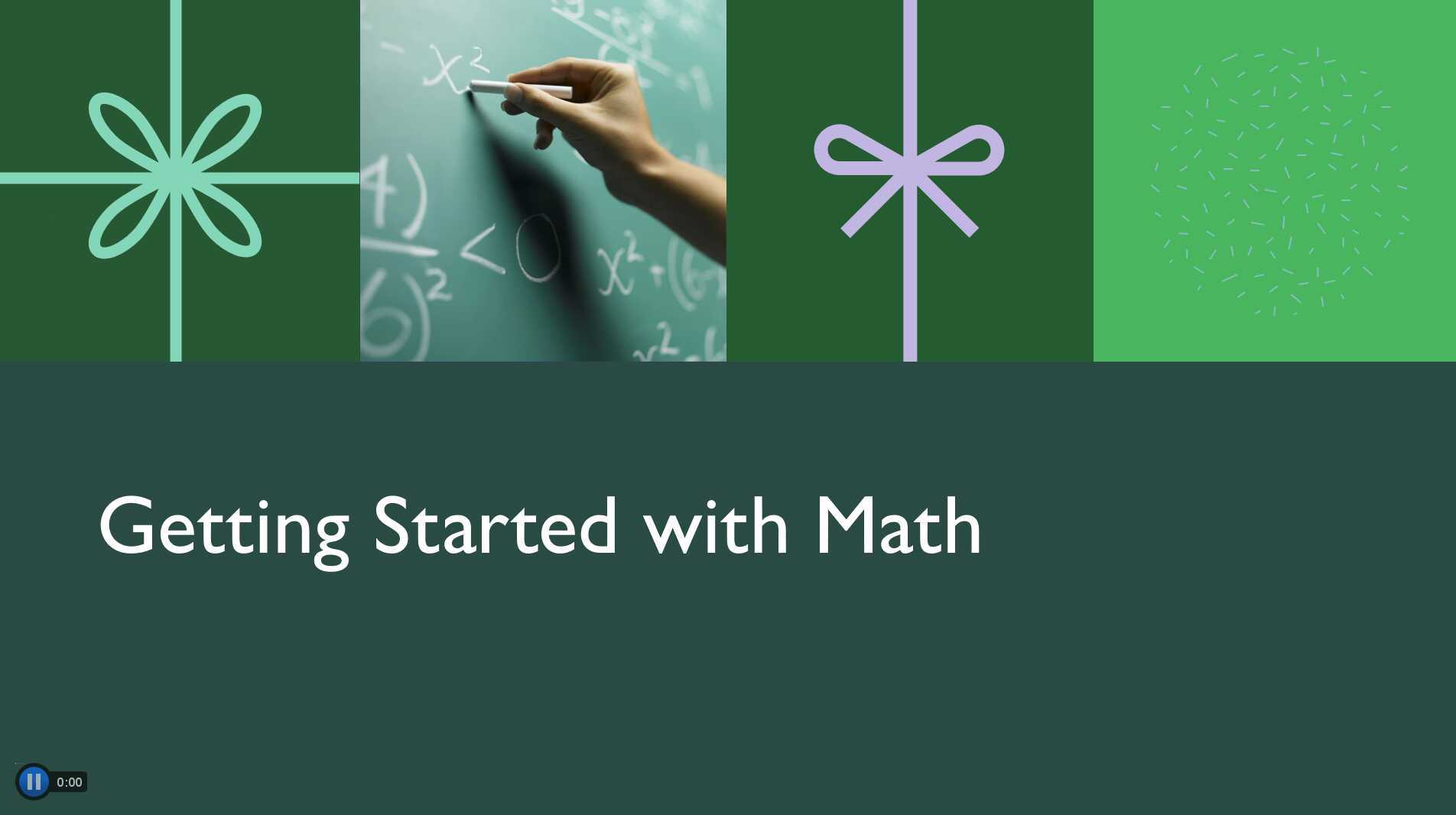 Getting Started with Math