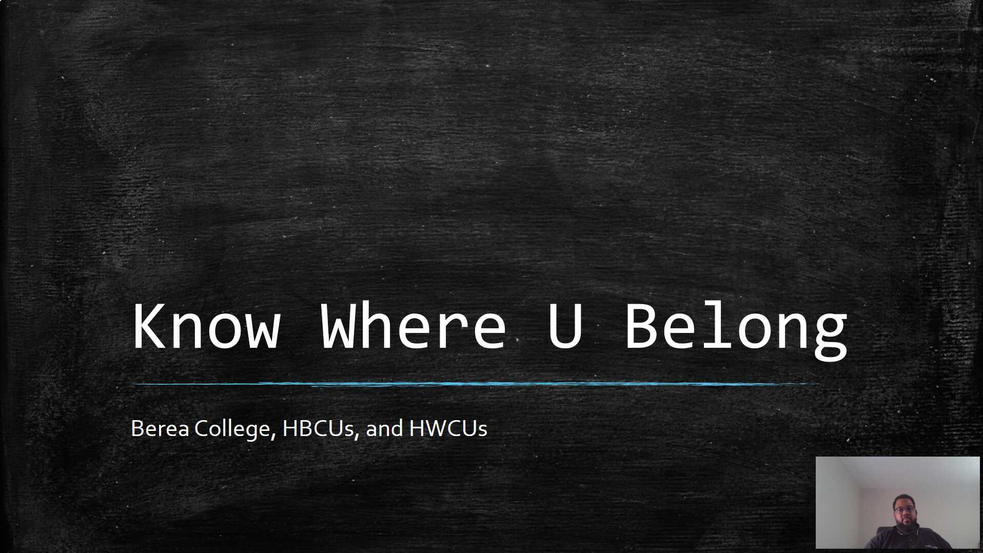 Know Where You Belong