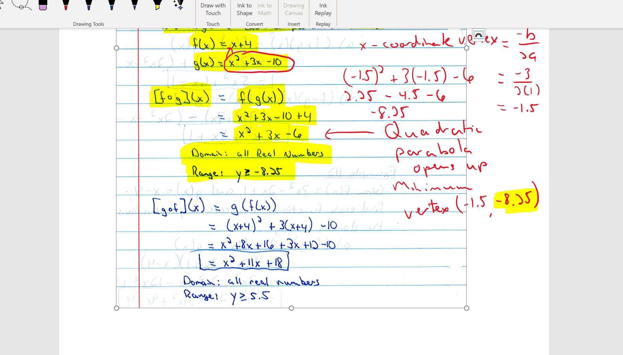 Honors Math 2 Algebra 2 Section 6 1 Video 2