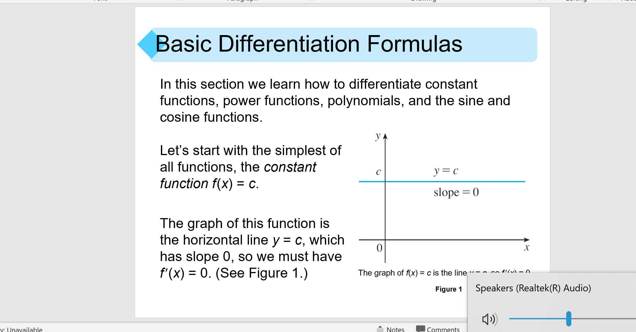 Basic Derivatives - Rules, Examples
