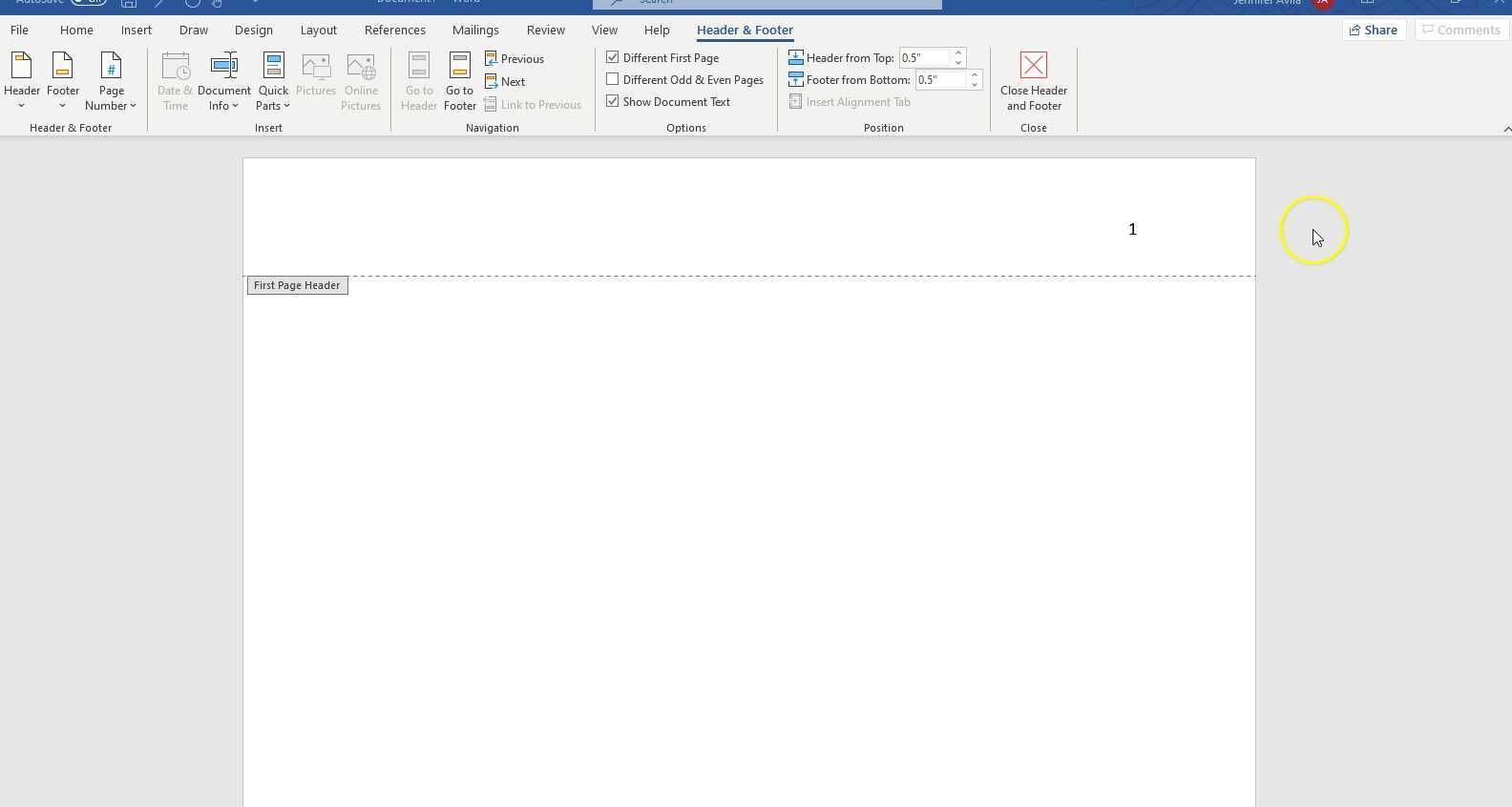 APA formatting a word document