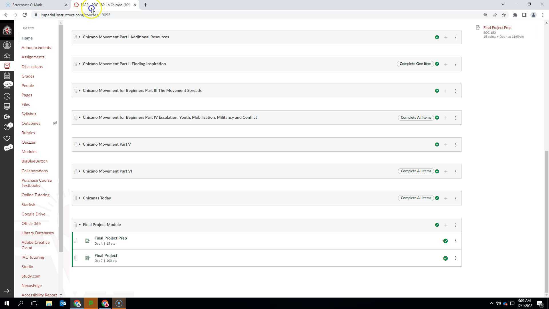 SOC 180 Final Project Review