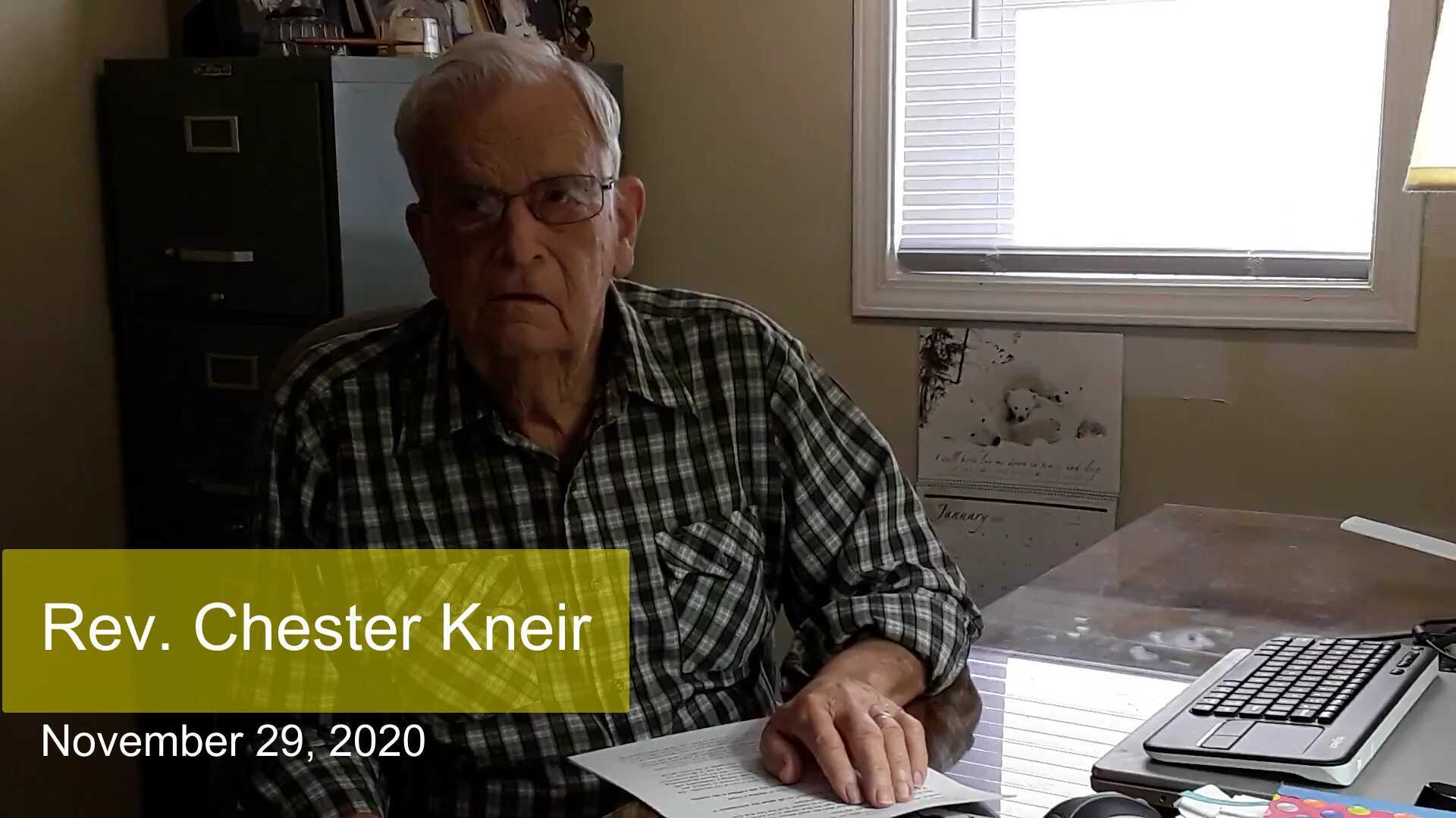 Rev Chester Kneier 11.29.2020