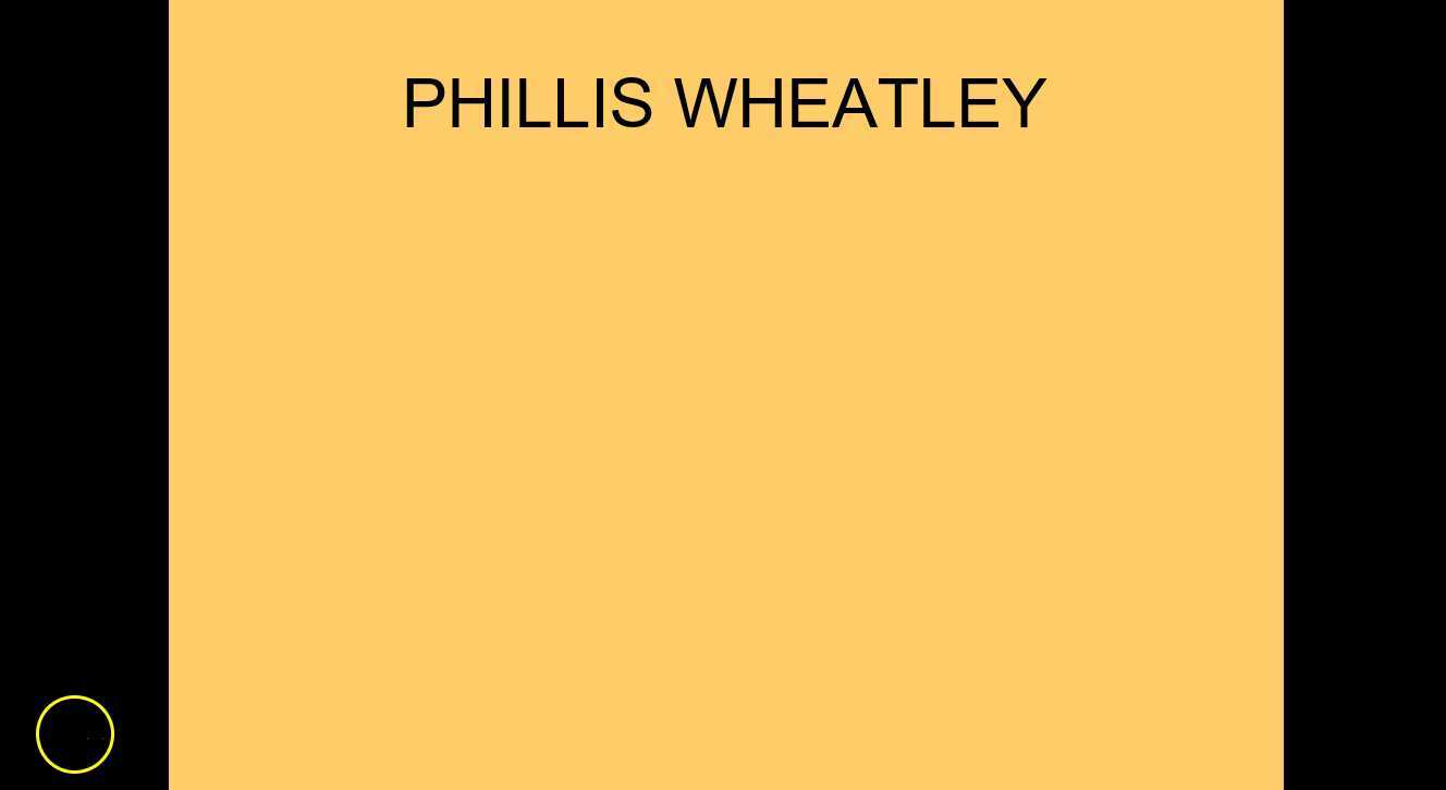 Phillis Wheatley