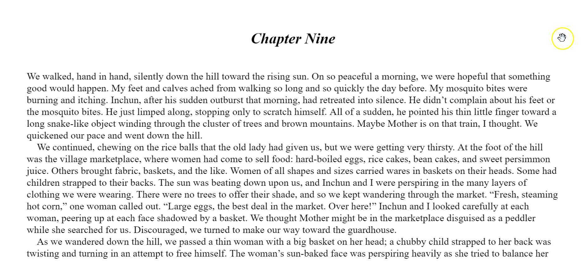 Year of Impossible Goodbyes Chapter 9