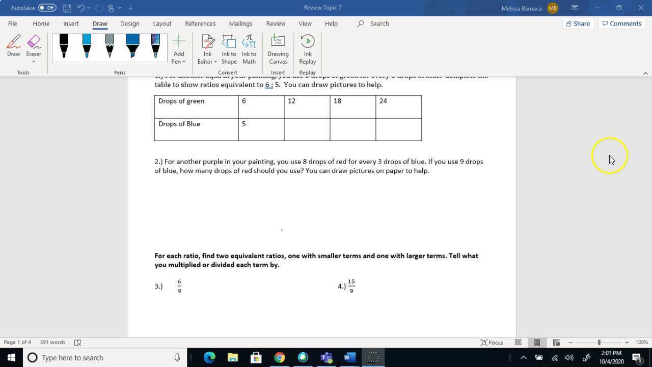 Topic 7 Review - Answer Key-Adv Math