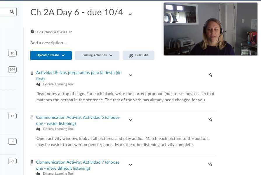 Ch 2A Day 6 activities explanation