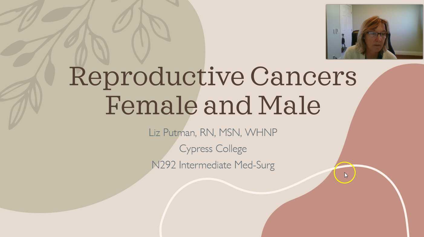 Reproductive Cancers