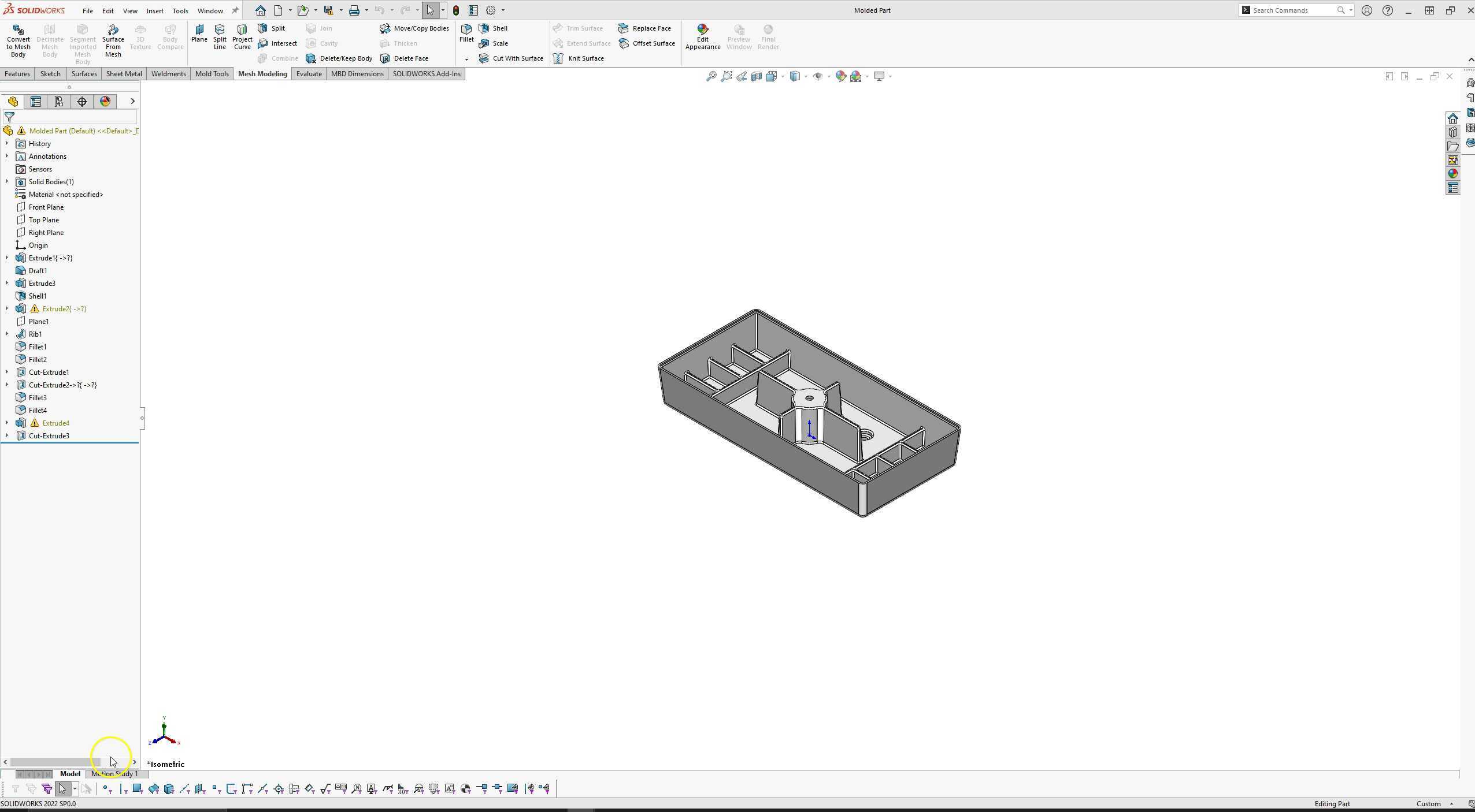 Creating A Core And Cavity