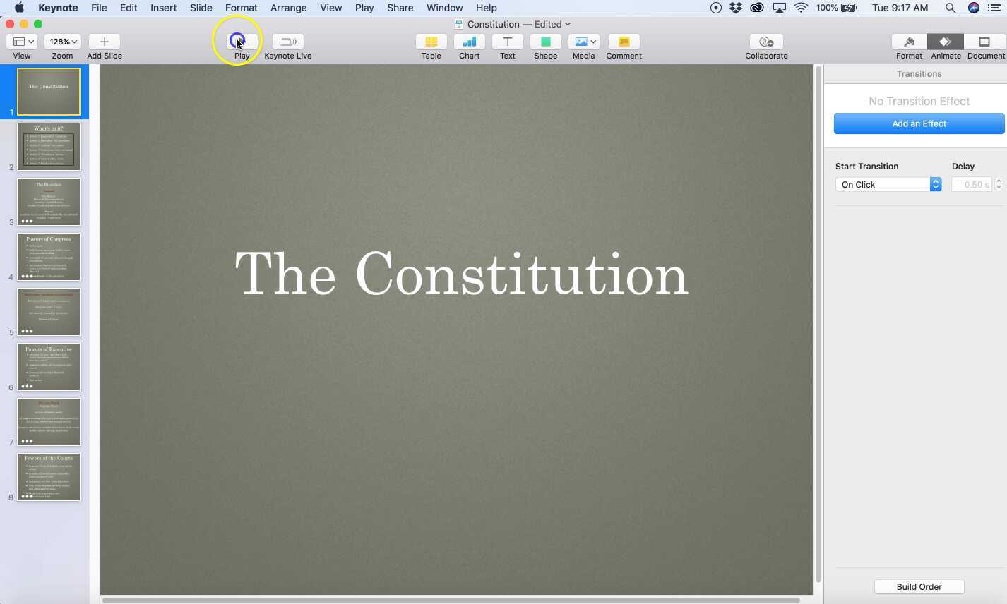 The Constitution 101